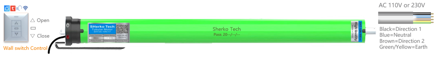 Tubular Home Automation Motor Series – SHerKo Tech
